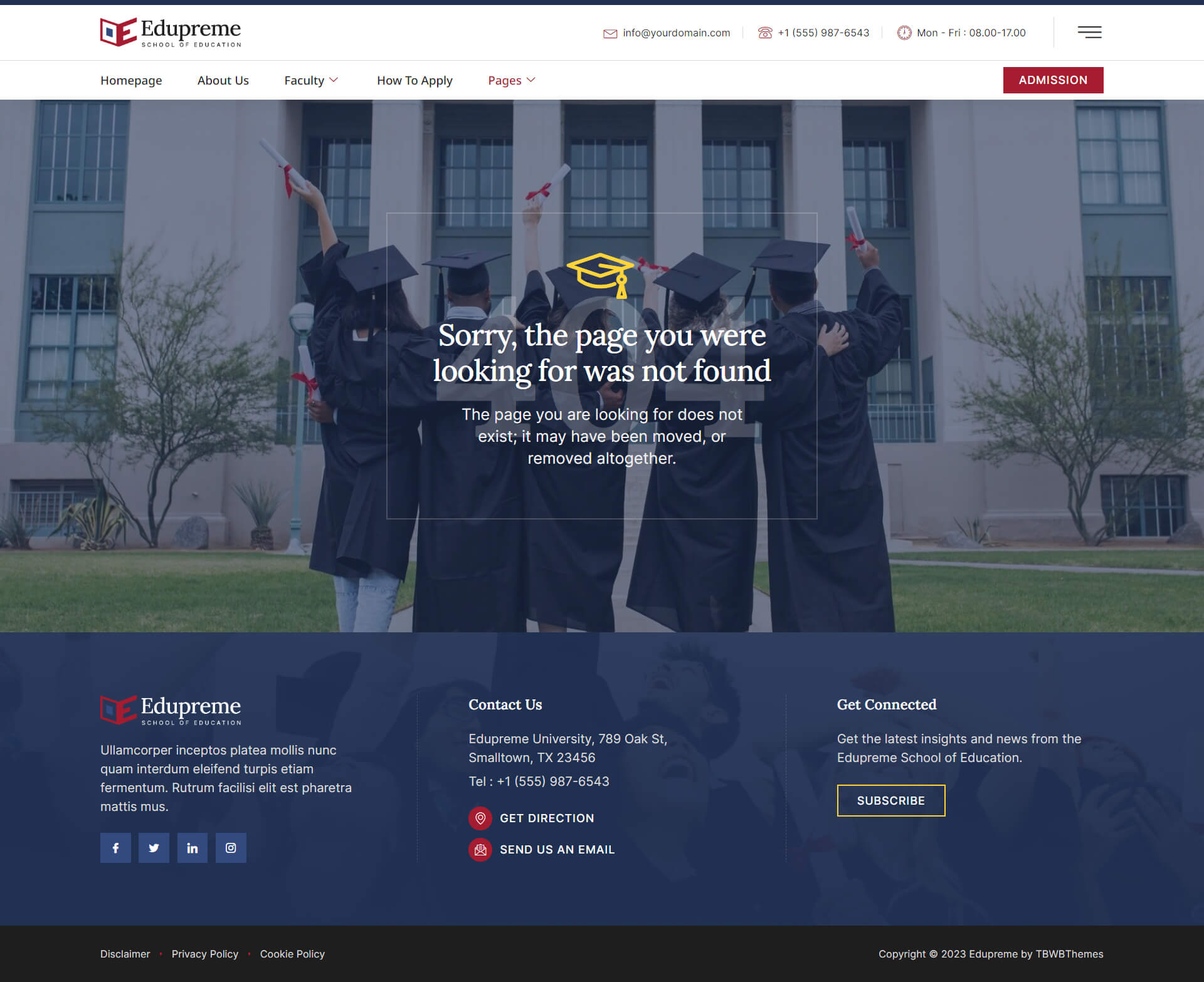 Edupreme - University & College Elementor Template Kit by TBWBthemes
